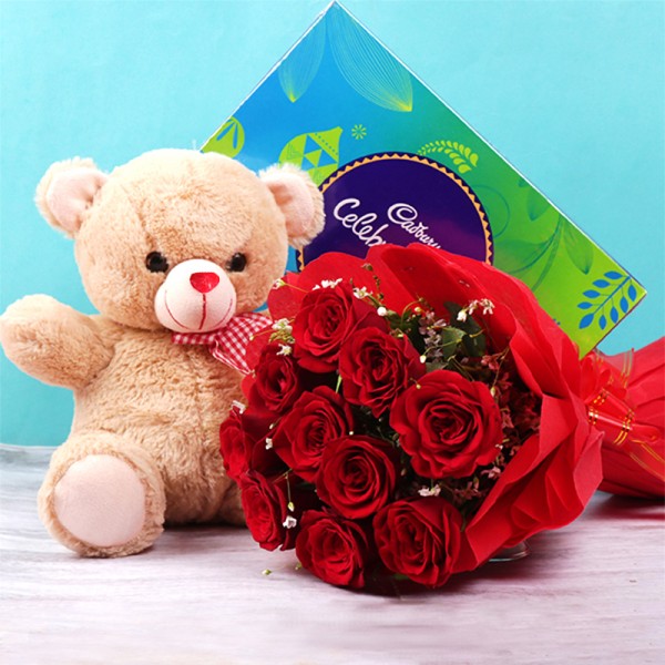 Beautiful Teddy Surprise– Bloomsvilla