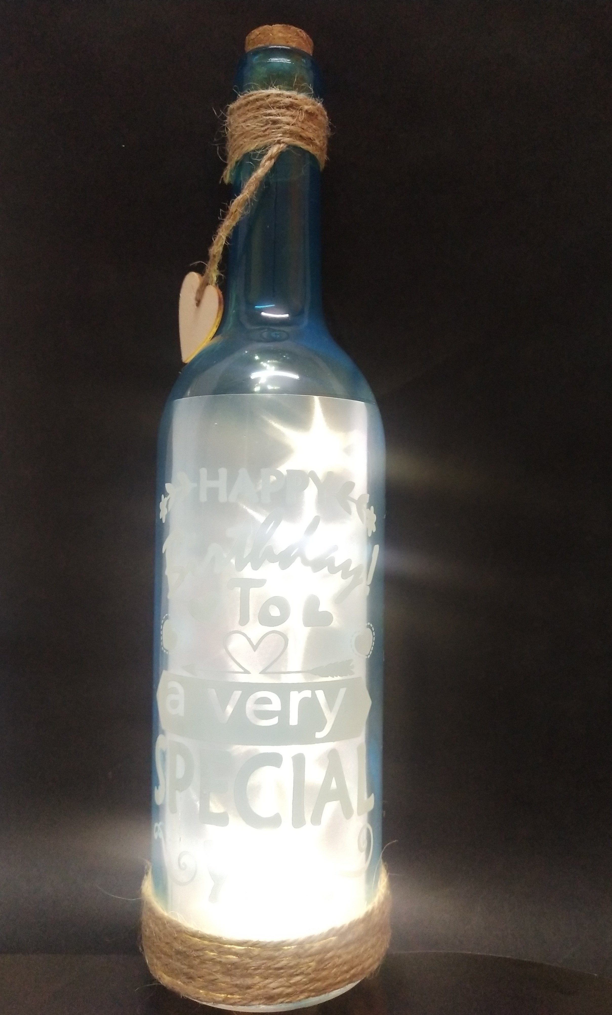 Birthday Led Light Bottle - Bloomsvilla