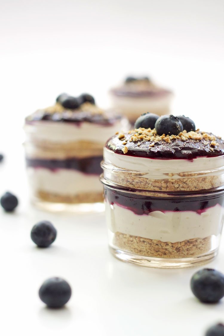 Blueberry Cheese Jar Cake– Bloomsvilla