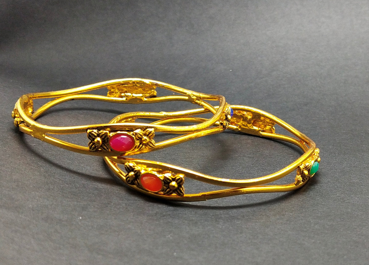 Multicolor Motif Bangle– Bloomsvilla