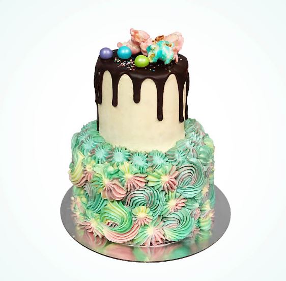 2 Tier Chocolate Flavour Theme Cake– Bloomsvilla