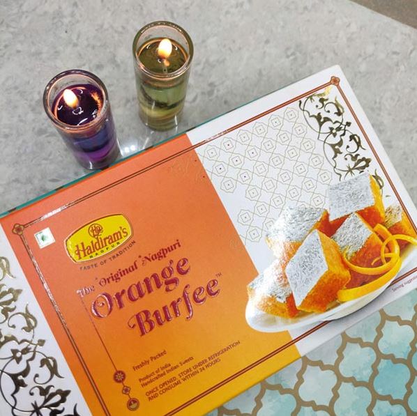Orange Burfee Diwali Special - Bloomsvilla